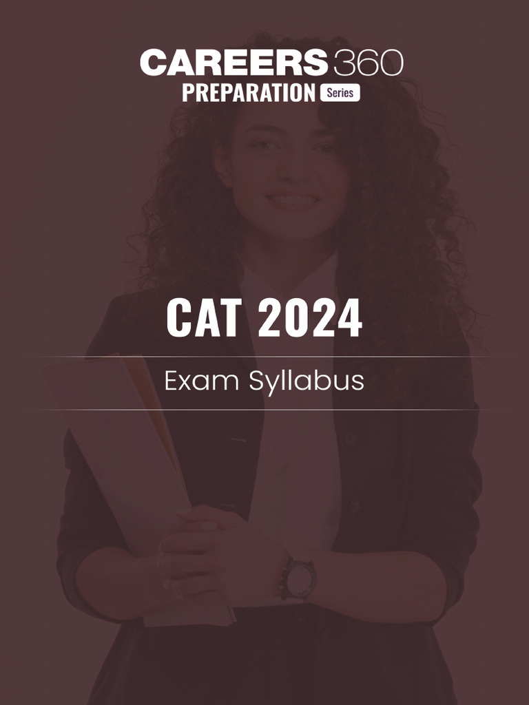 CAT 2024 Exam Syllabus Ebook | PDF