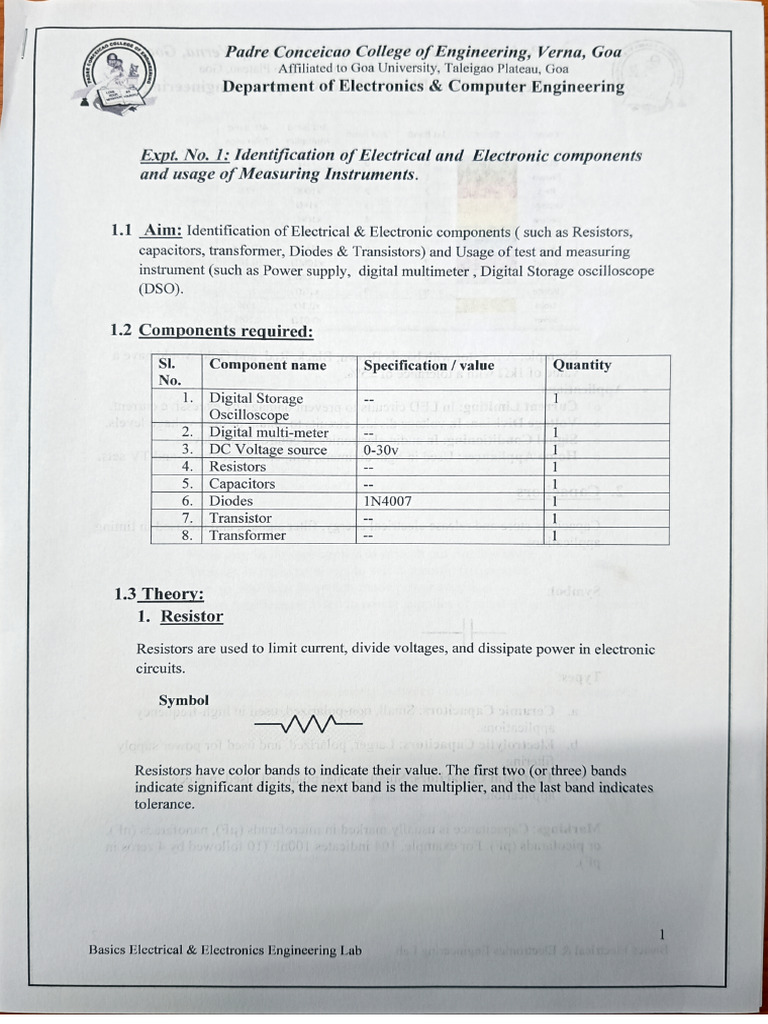 BEEE Components | PDF