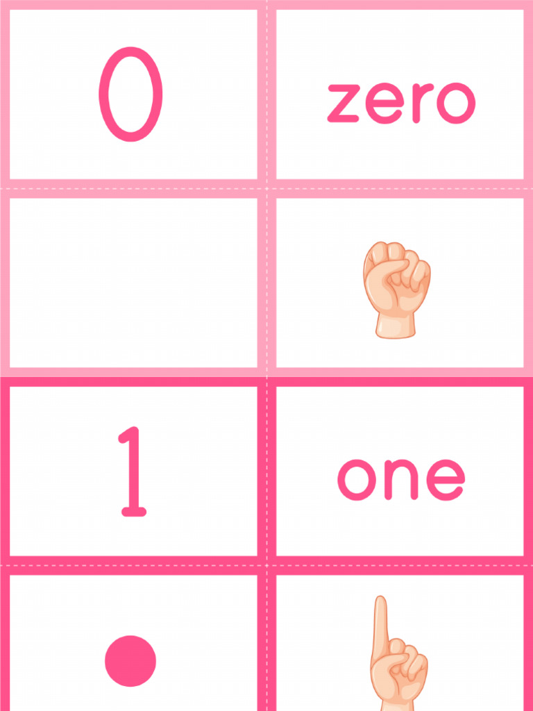 Mamaloveprint Number Card 0to12 SetB en | PDF