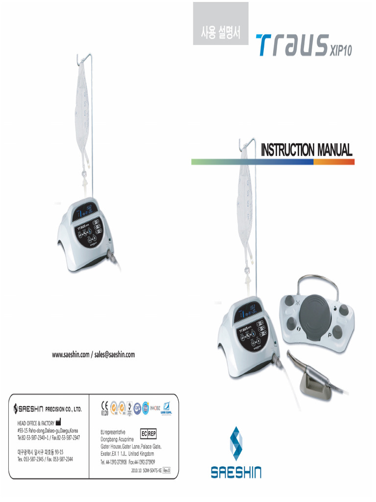 Traus Xip10 Manual | PDF