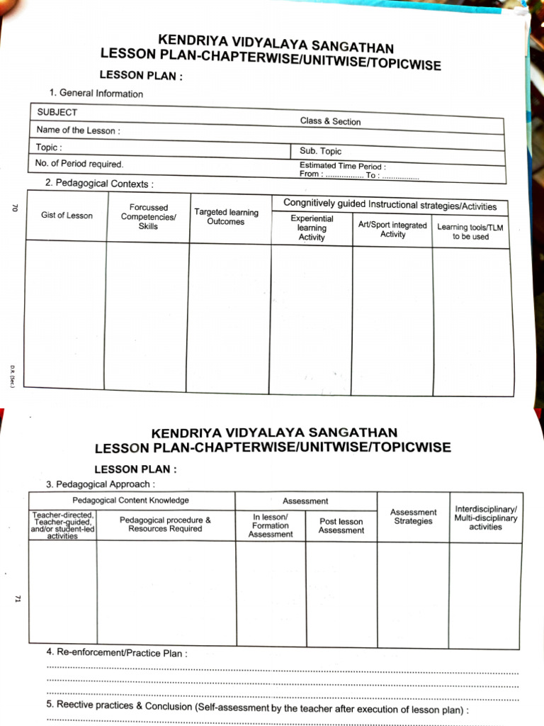 Lesson Plan Format | PDF