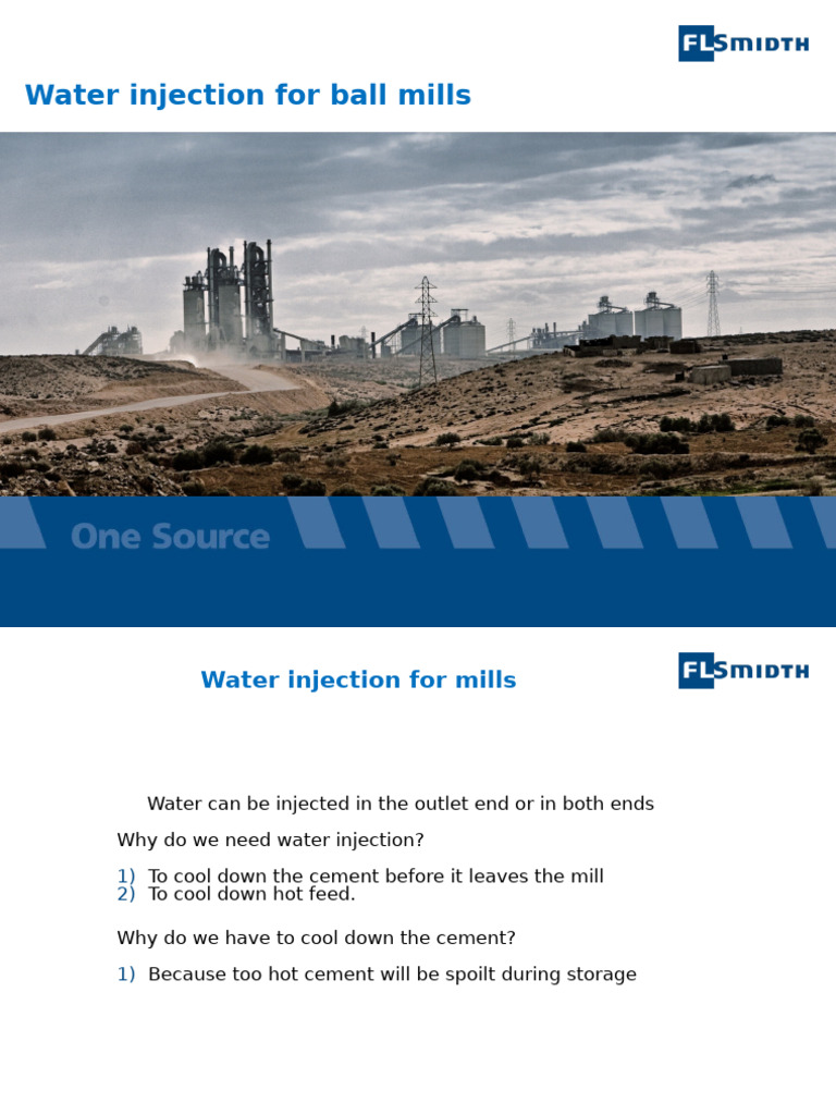 3 Ball Mills Water Injection | PDF