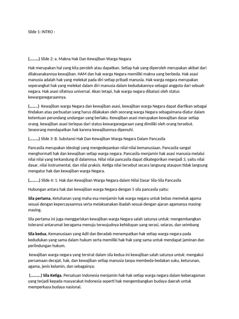 Presentasi PPKN | PDF