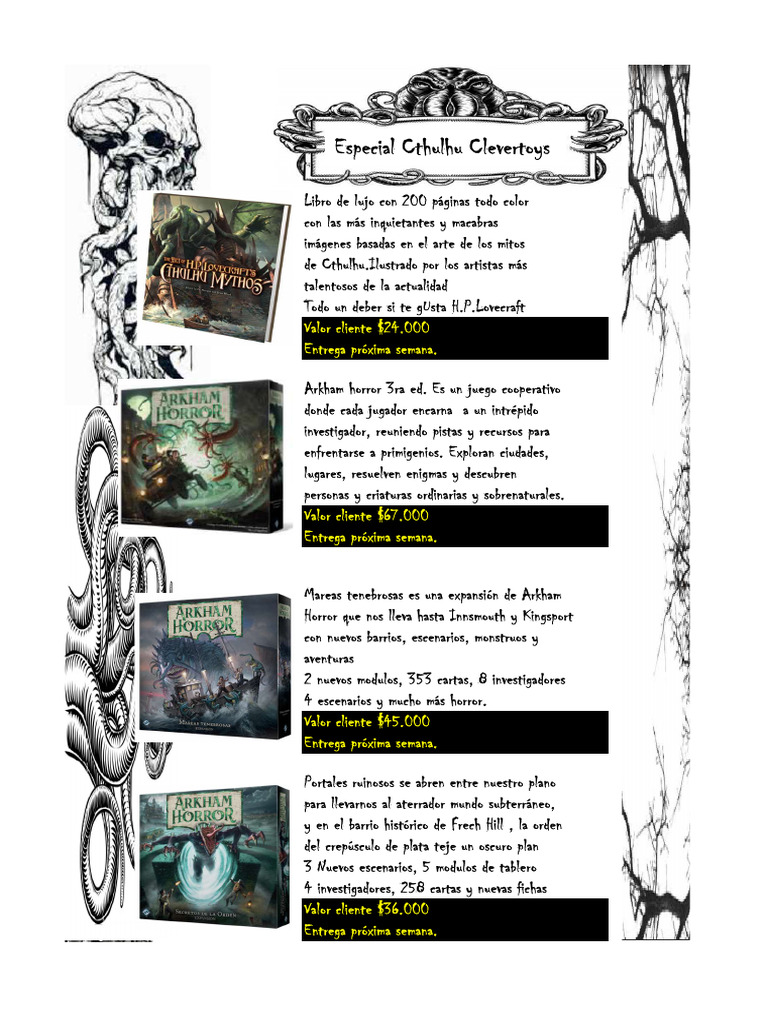Cthulhu Especial Clevertoys 2024 | PDF