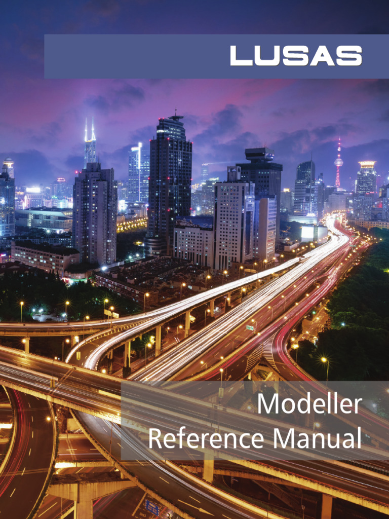 LUSAS Modeller Reference Manual | PDF