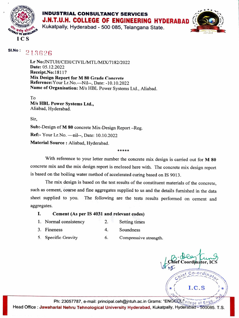 Mix Design - M80 | PDF