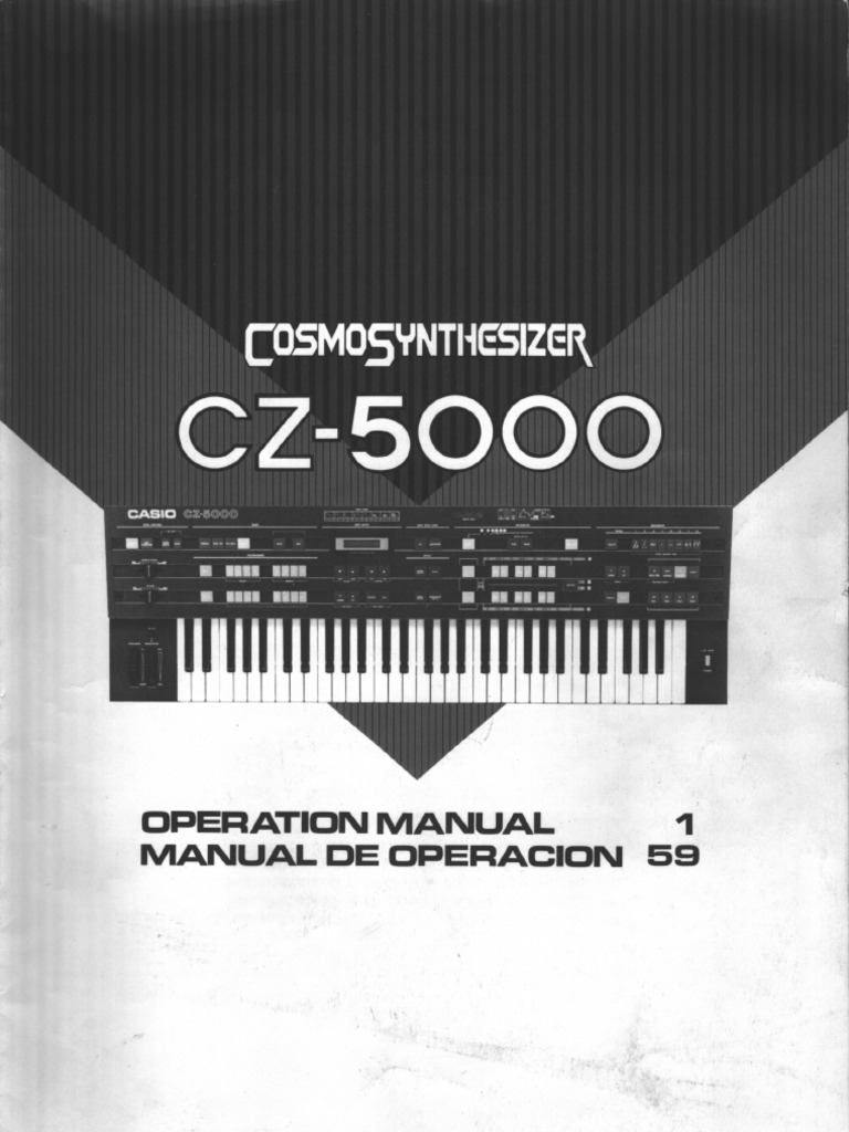 Casio CZ-5000 Owners Manual | PDF
