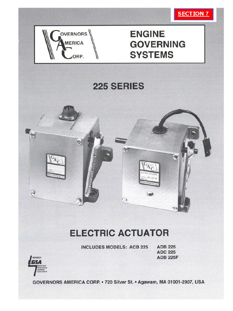 225 Series Electric Actuator | PDF 225 Series Electric Actuator | PDF