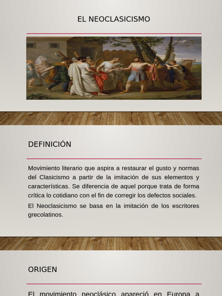 El Neoclasicismo | PDF