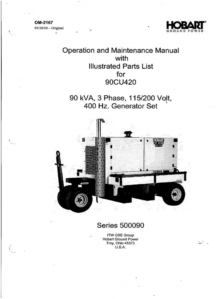 Hobart 90 Kva | PDF