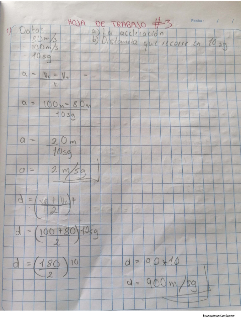 MRU Los 10 Ejercicios | PDF