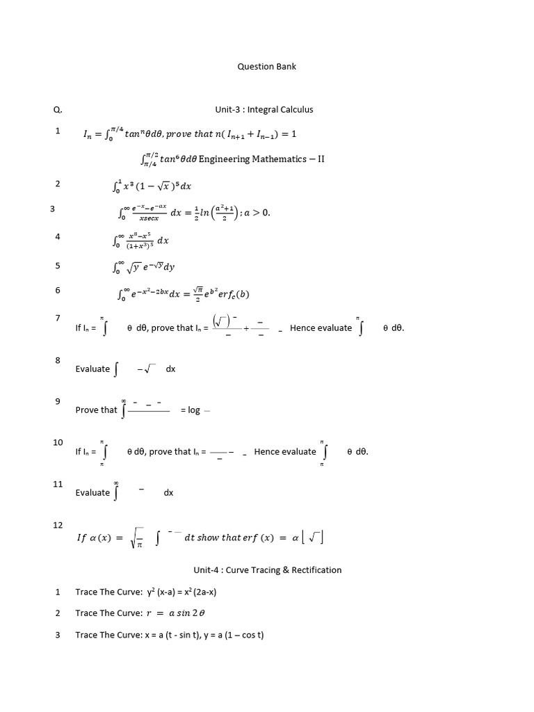 M2 - Question Bank | PDF
