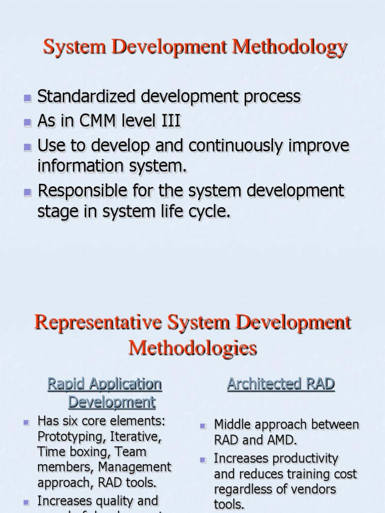 System Development Methodology | PDF