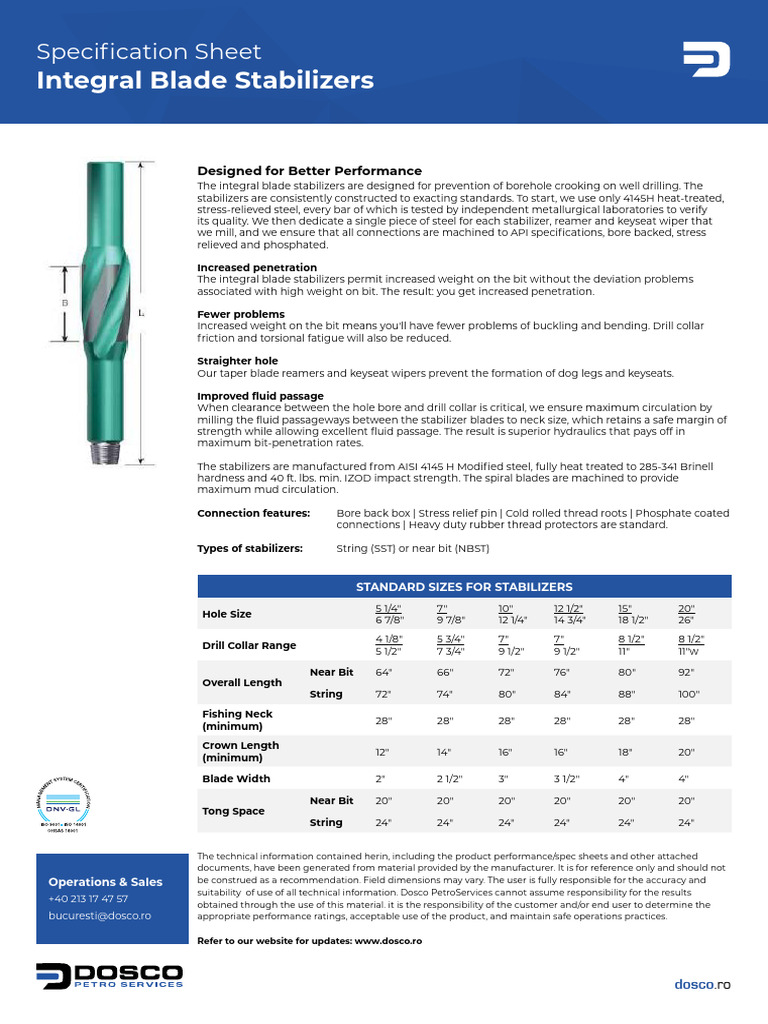 2020-Specsheet-Blade-Stabilizers | PDF
