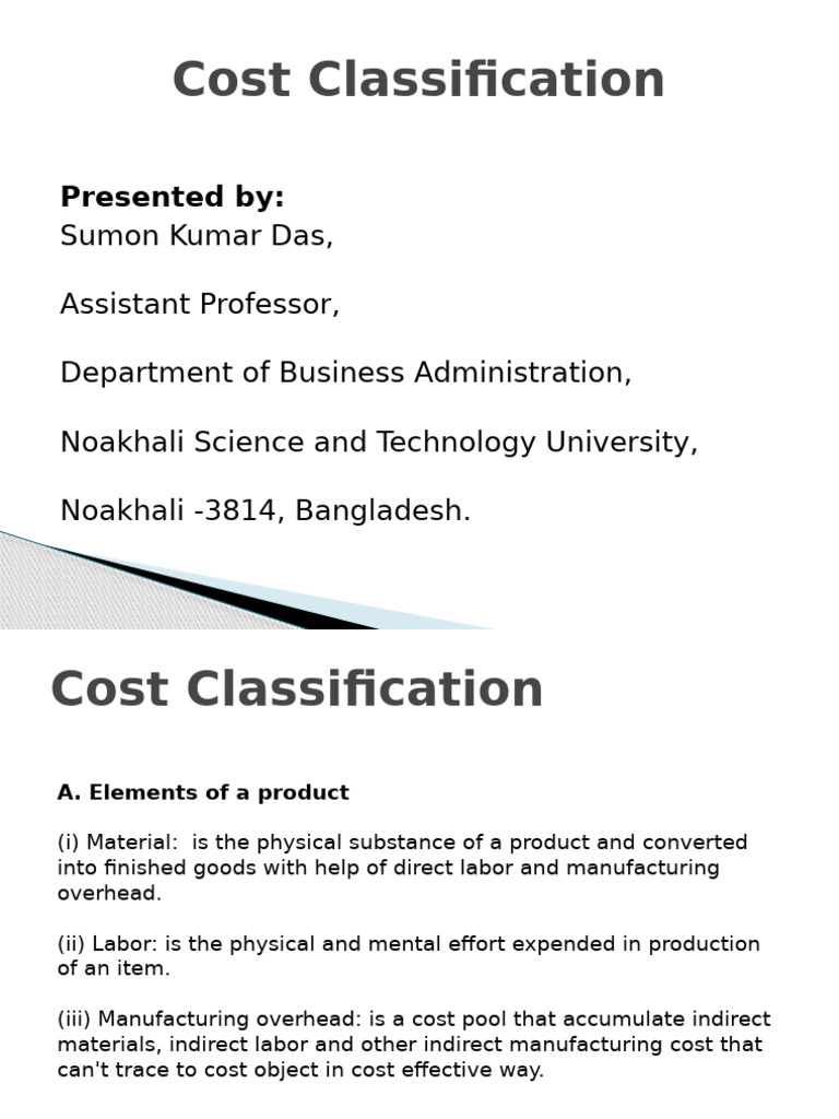 Cost Accounting Lecture-02 | PDF