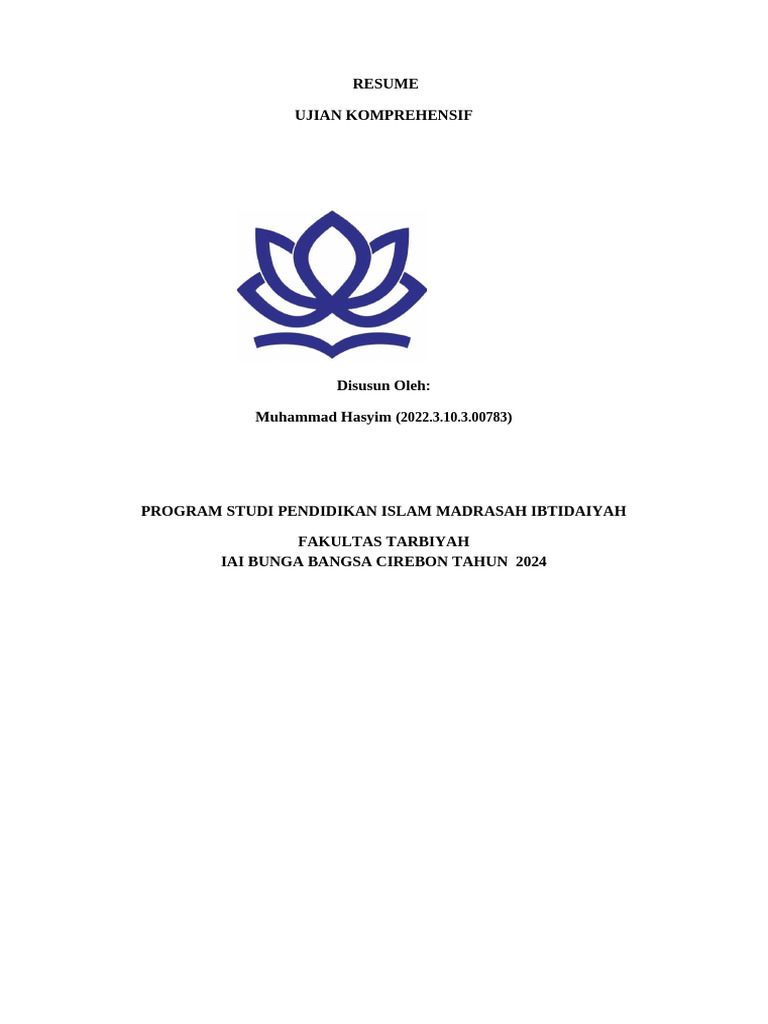 Resume Komprehensif | PDF Resume Komprehensif | PDF