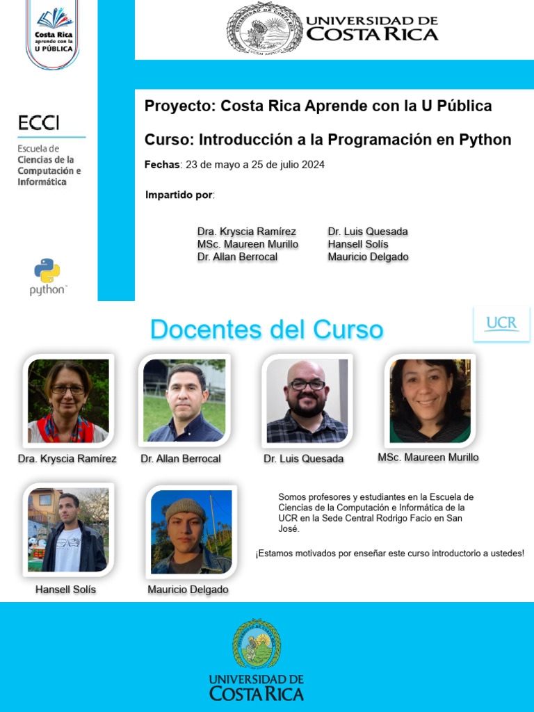 Curso Python CR Aprende 2024 | PDF