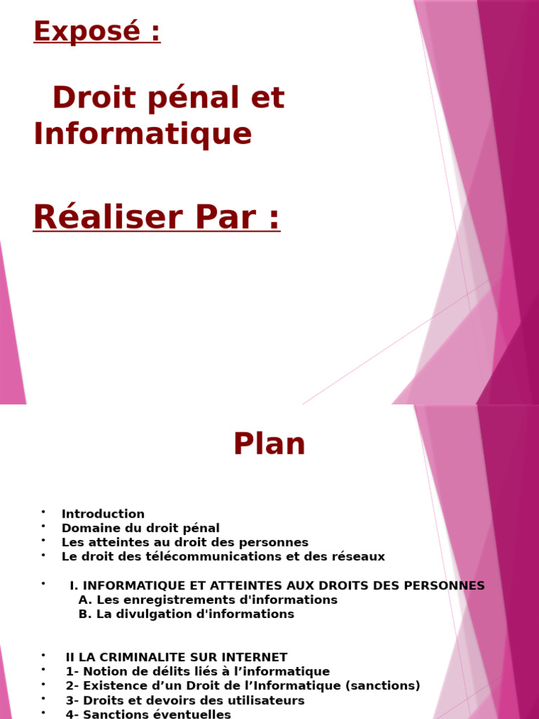 Exposer Droit | PDF