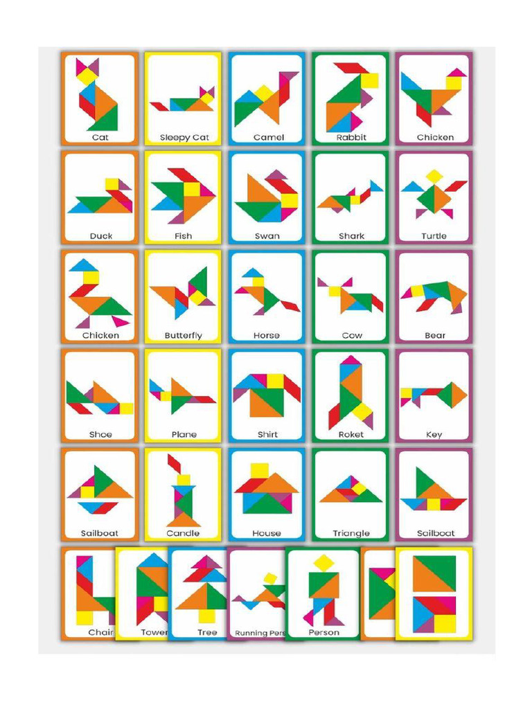 Formas Del Tangram | PDF