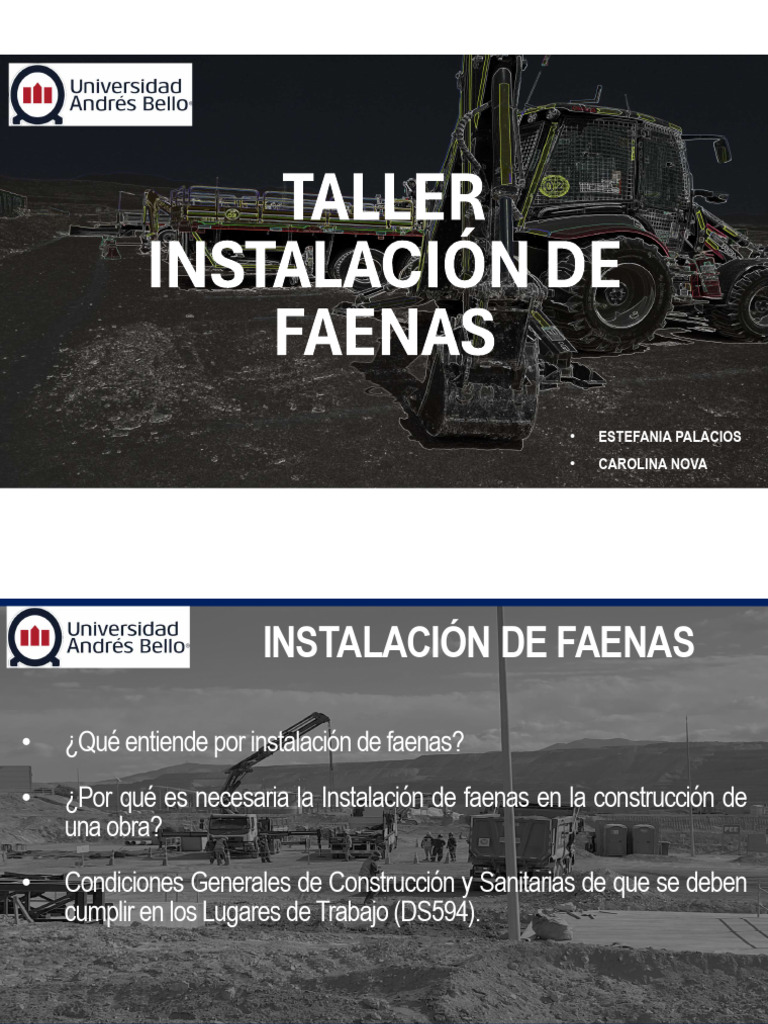Instalación de Faenas - 11.07.24 | PDF