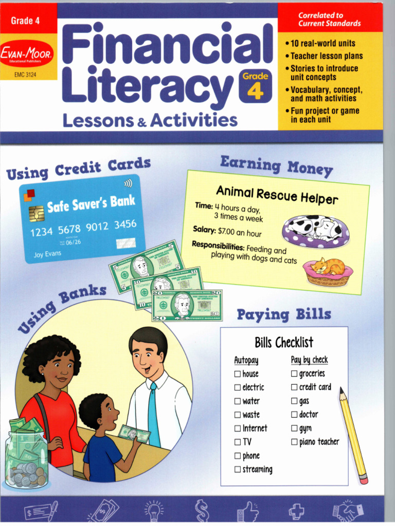 Financial Literacy Lessons & Activities (Grade 4) | PDF