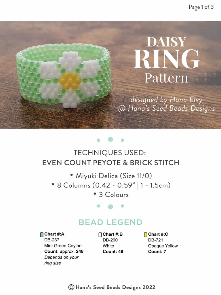 HSBD Daisy Ring Pattern | PDF
