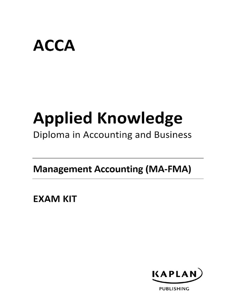 FMA Exam Kit 2023-2024 | PDF