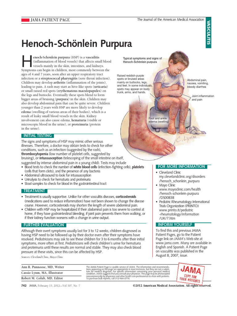Henoch-Schonlein Purpura | PDF