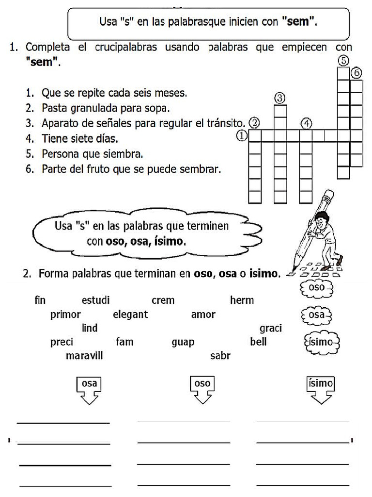 FICHA USO DE LA S, C, y Z | PDF