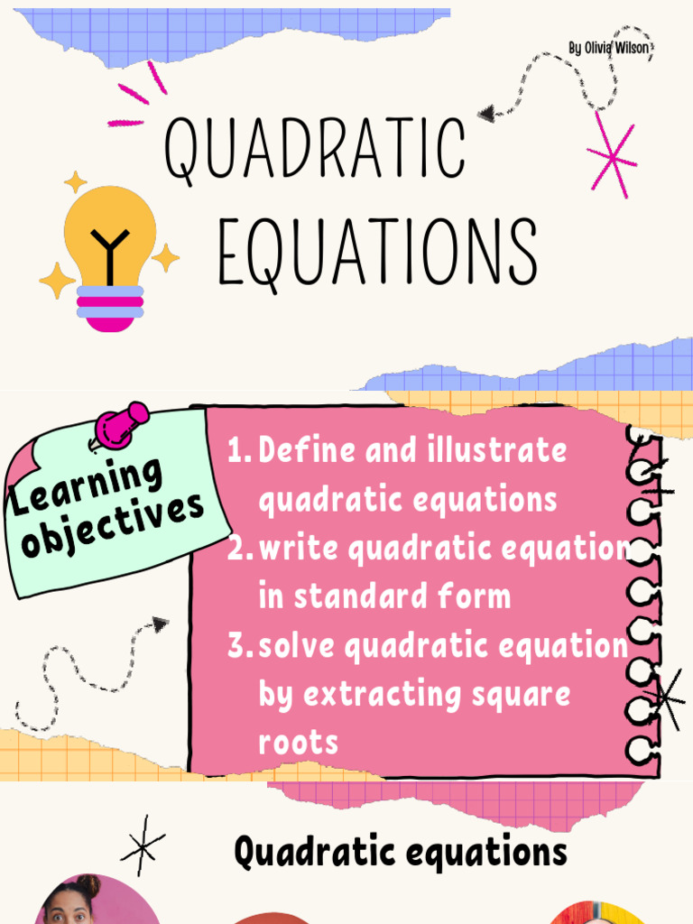 Quadratic Equation | PDF