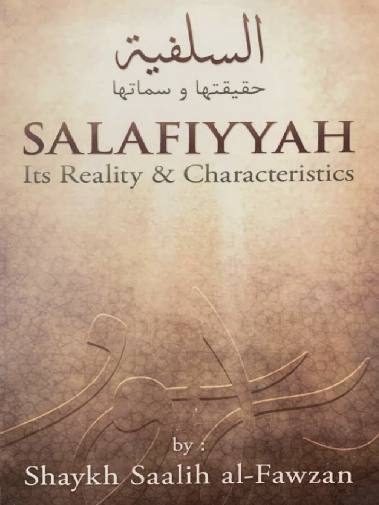 Salafiyyah Its Reality Characteristics Sh. Saalih Al Fawzan | PDF