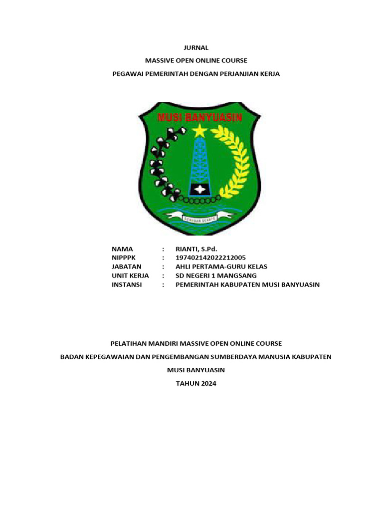 Jurnal MOOC Rianti | PDF | Java | Indonesia