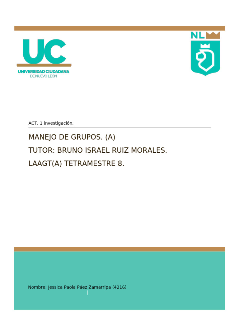 Plantilla Ucnl Metodo de Trabajo | PDF