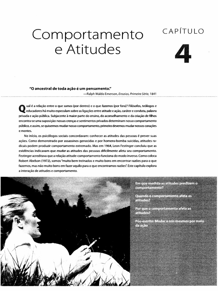 Texto 6 Comportamentos e Atittudes - David Myers | PDF