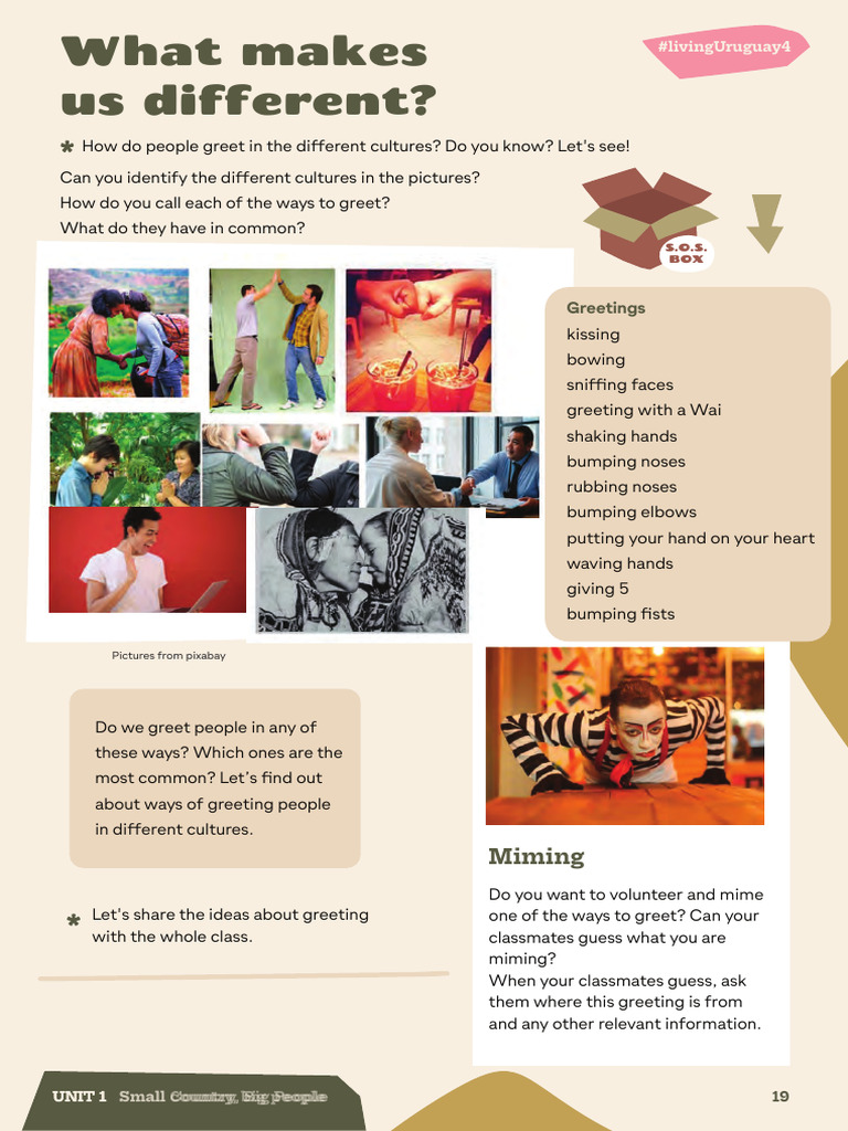 Unit 1 Greetings Pages 19 20 21 | PDF