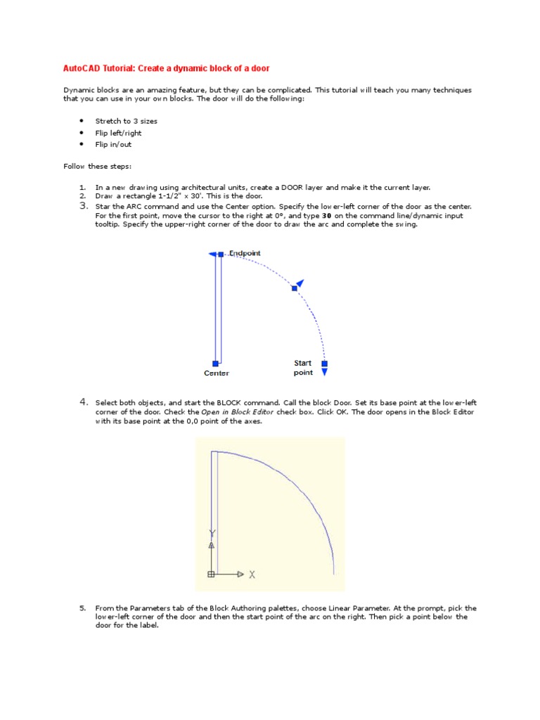 Creat Dynamic Block | PDF | Auto Cad | Array Data Structure