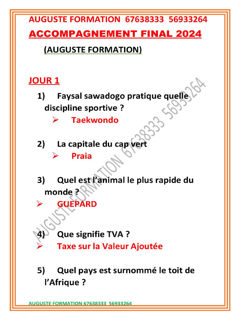 Ac Final Jour 1 | PDF