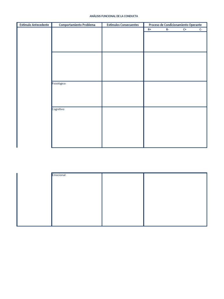 Cuadro de Análisis Funcional | PDF