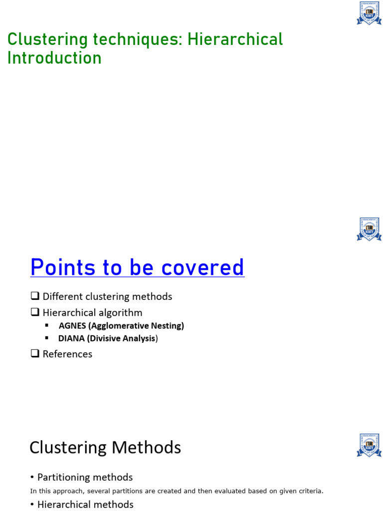 Presentation On Hierarchical Pdf Cluster Analysis Data Mining