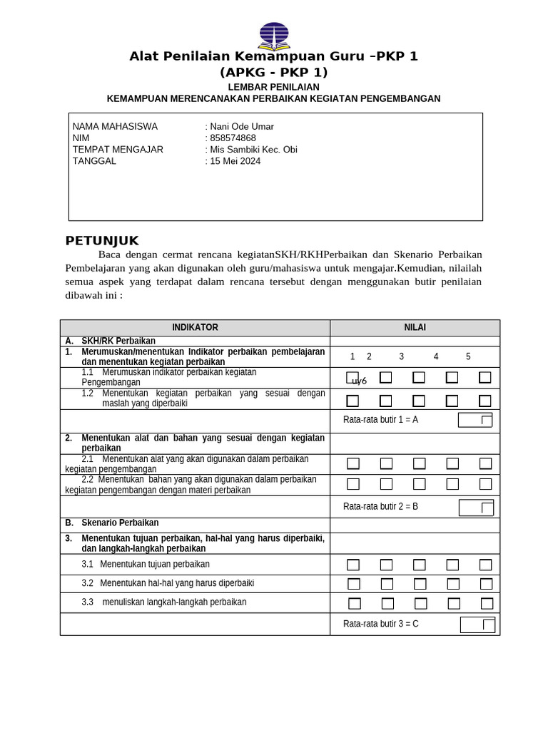 Apkg 1 & 2 Rini | PDF