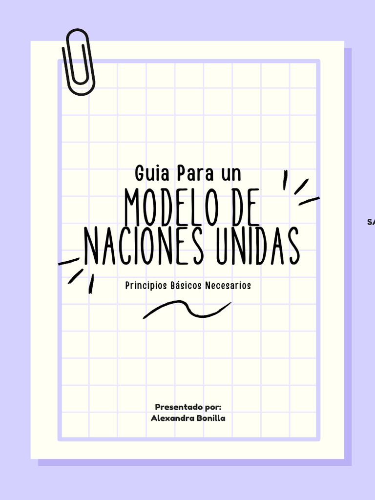 Guia para Un Mun | PDF | Naciones Unidas | Relaciones internacionales