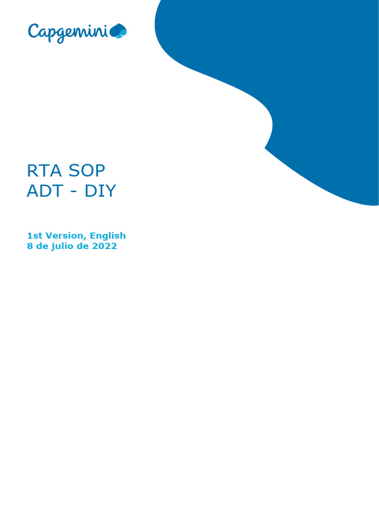 Adt Rta Guidelines | PDF