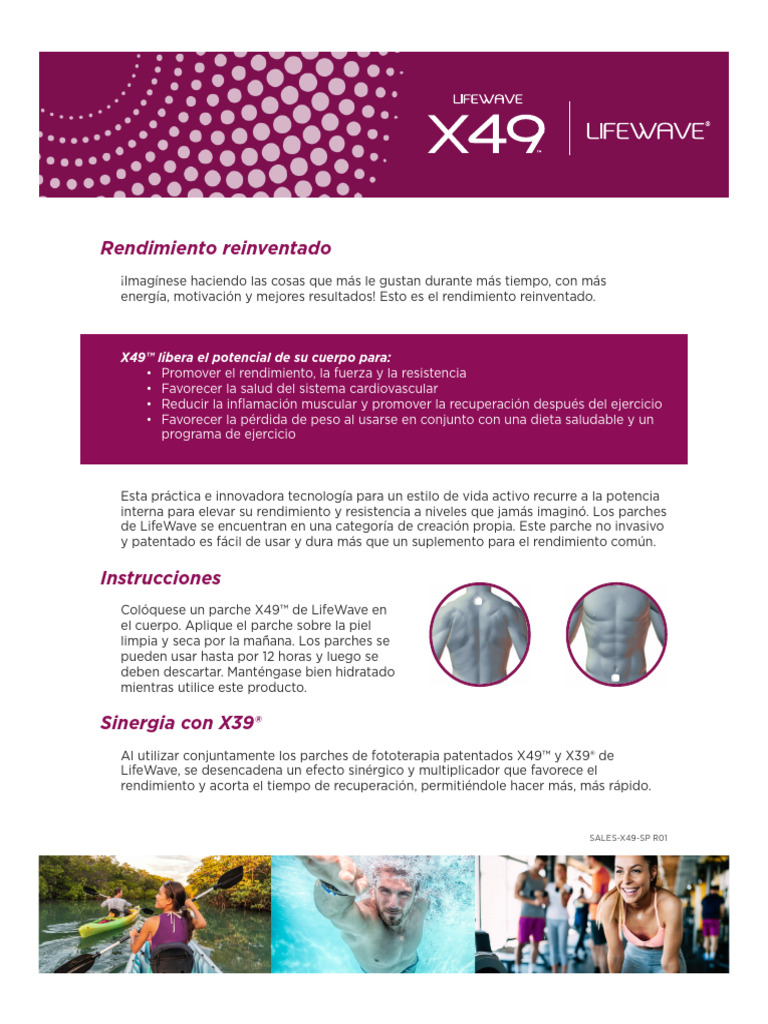 Parche X49 Lifewave | PDF