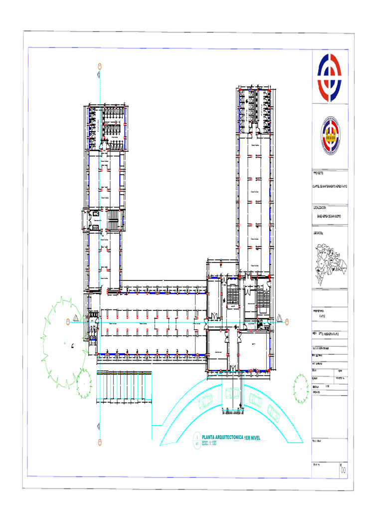 Planta Nivel n1 Dimensionada | PDF