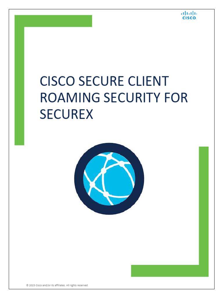 Cisco Secure Client - Roaming Deployment For SecureX | PDF
