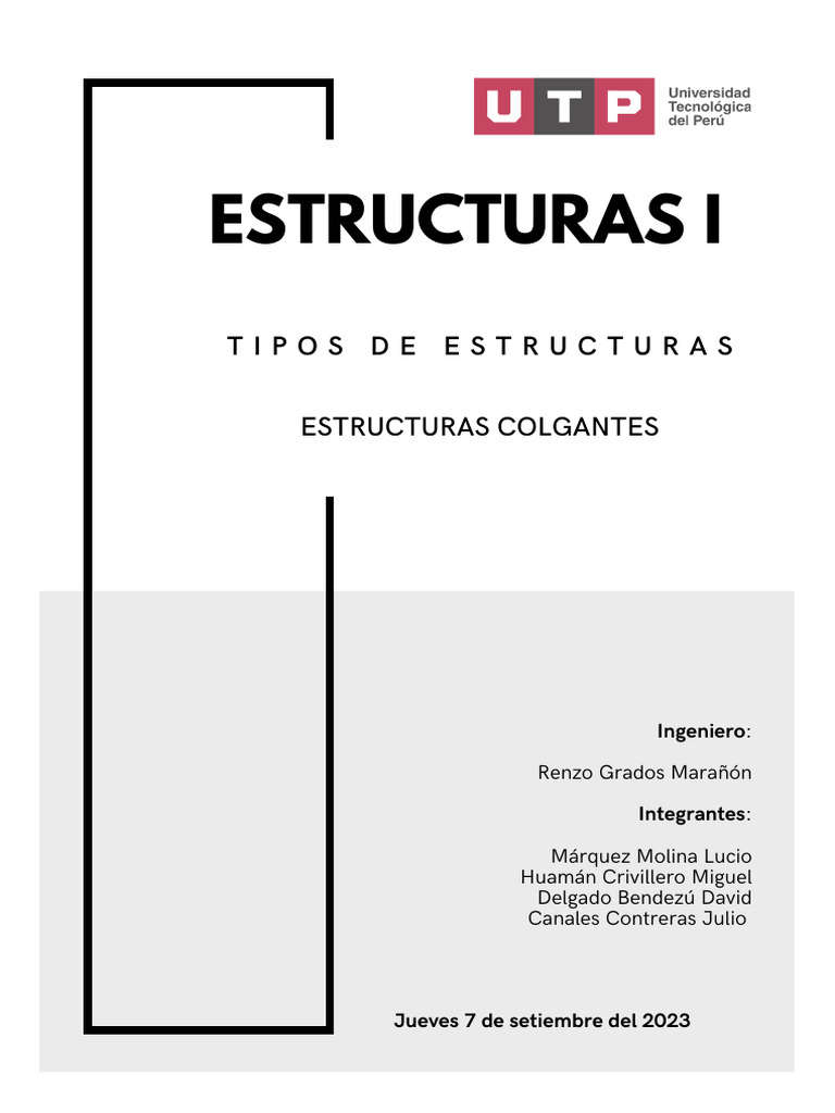 Estructuras Colgantes | PDF | Puente | Arte