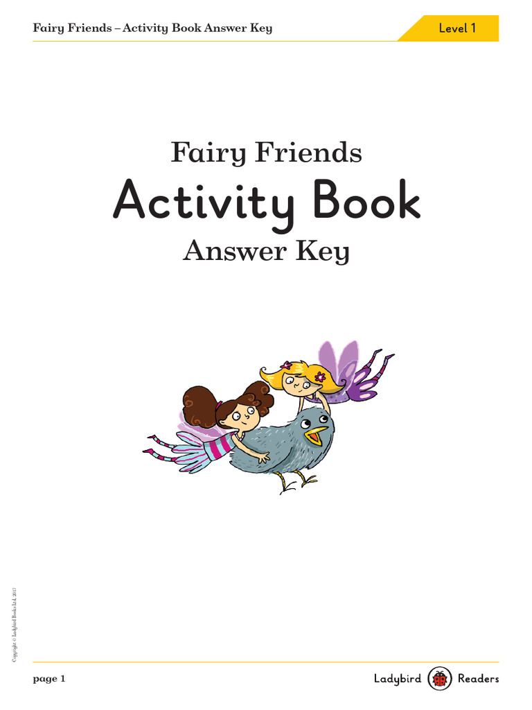 Fairy Friends Activity Answer Key LADYBIRD READERS LEVEL 1 | PDF