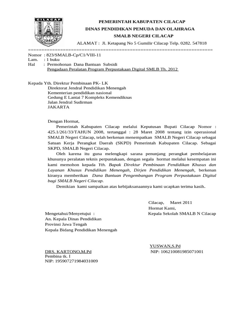 SURAT PENGANTAR PROPOSAL Perpus Digital | PDF