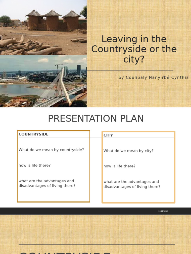 Countryside and City Presentation | PDF