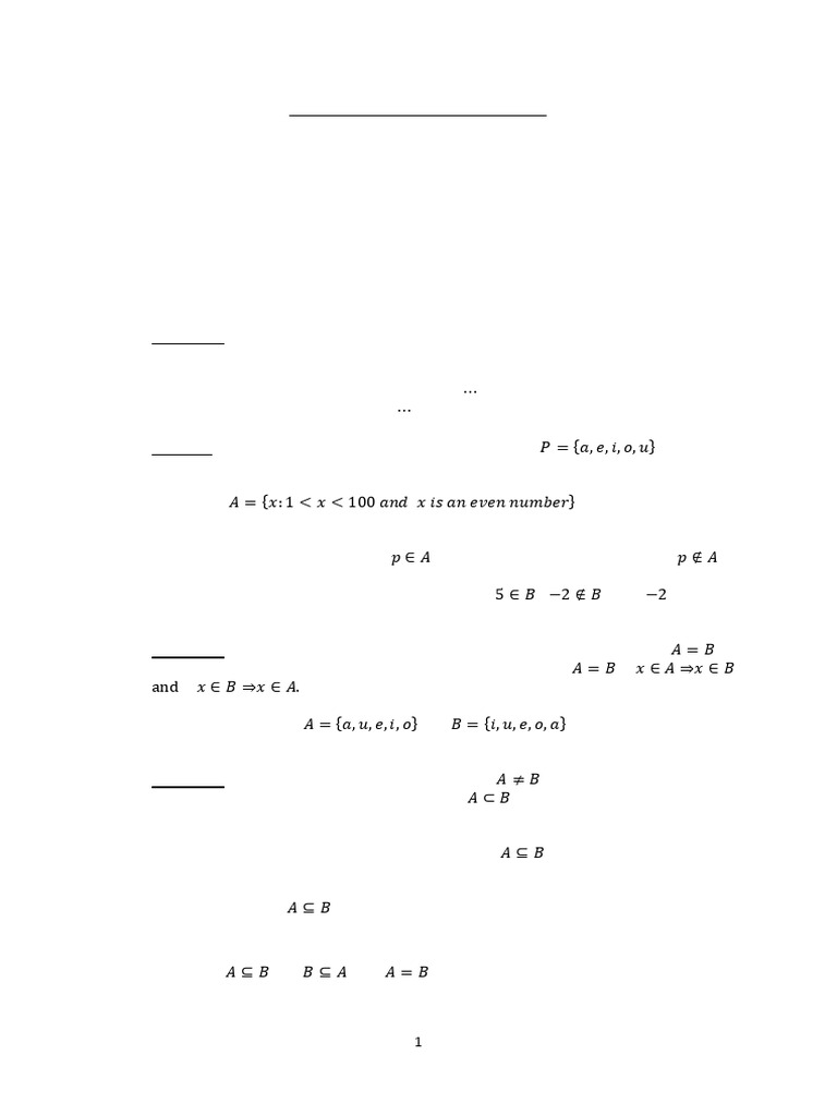 Math Full Lecture Notes (2021) - 1 | PDF